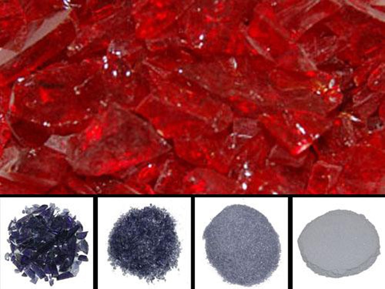 Uroboros Frit Cherry Red Transparent - Fine - 8.5 oz Glass