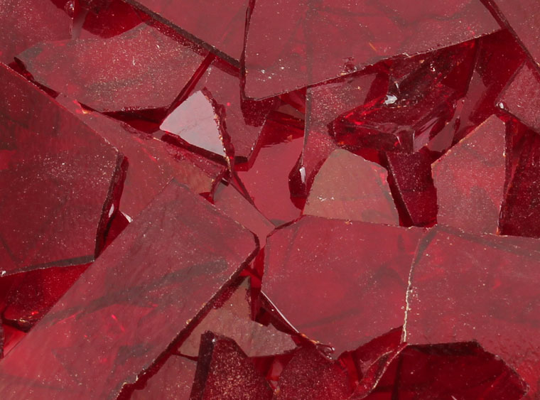 Ruby Red Transparent Buffalo Chips - 20 Ounces