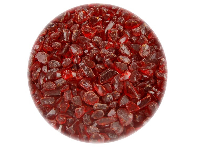 Carolina Frit Cherry Red Transparent - Coarse - 5 lbs Bulk