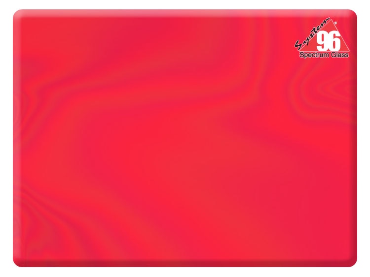 Cherry Red Iridescent Sheet Glass - 12" Sq.