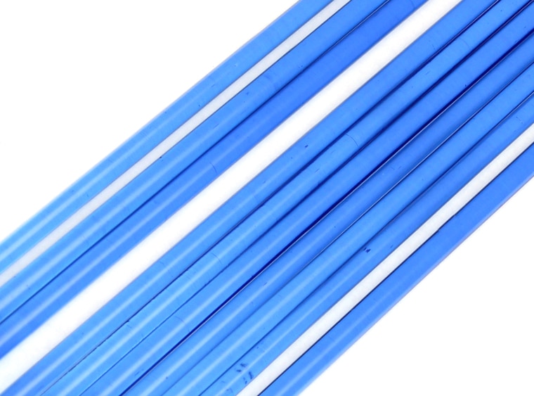 Pale Blue Glass Rods