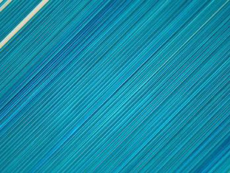 Deep Aqua Transparent Glass Stringers - Fusible Art Glass COE 96
