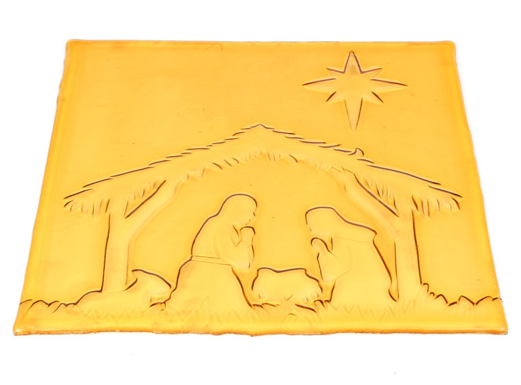 Nativity Scene Fusing Tile