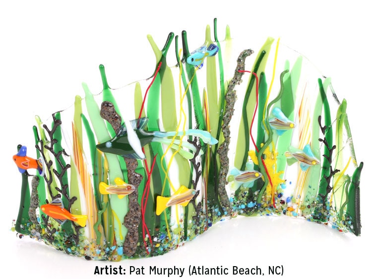 Medium Soft Slope Stainless Steel Wave Mold, slumping, draping